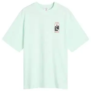 Casablanca Sunset Valley Screen Printed Oversized T-shirt - Green