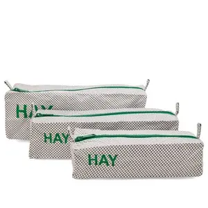 HAY Candy Mono Wash Bag Box Set Of 3 - Grey