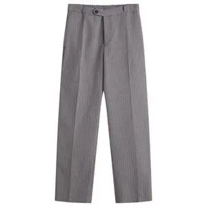 ABOUT:BLANK Pinstriped Wide-leg Trousers