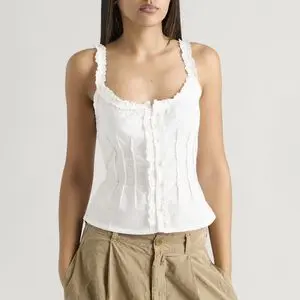 FRUITY BOOTY Broderie Cami Top