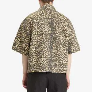 Rhude Leopard Short Sleeve Shirt