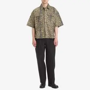 Rhude Leopard Short Sleeve Shirt