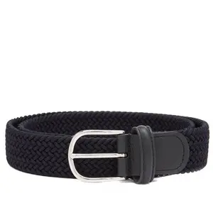Anderson's Elastic Woven Belt - Navy