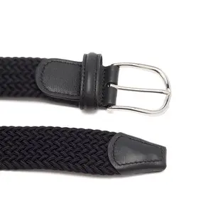 Anderson's Elastic Woven Belt - Navy