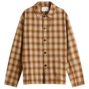 CAFÉ MOUNTAIN Easy Check Shirt Jacket