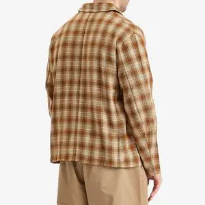 CAFÉ MOUNTAIN Easy Check Shirt Jacket