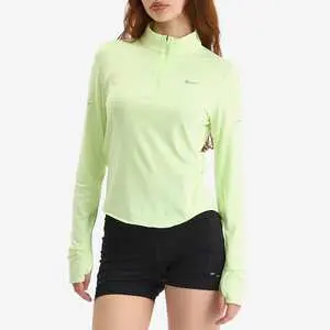 Nike Swift Dri-fit Uv Half-zip T-shirt - Volt