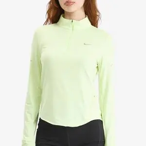 Nike Swift Dri-fit Uv Half-zip T-shirt - Volt