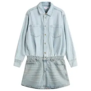 Good American Denim Shirt Dress