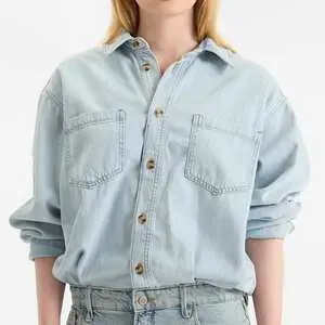 Good American Denim Shirt Dress