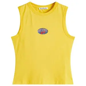 Acne Studios Sleeveless T-shirt With Seasonal Artwork