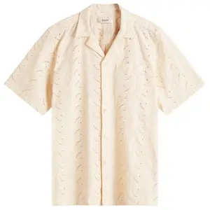 FORET Leo Paisley Shirt - Cloud