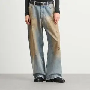 Acne Studios Loose Fit Jeans - Mid Blue