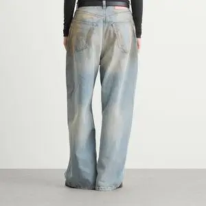 Acne Studios Loose Fit Jeans - Mid Blue