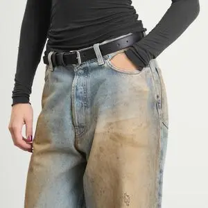 Acne Studios Loose Fit Jeans - Mid Blue