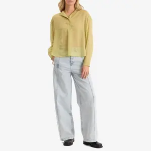 You Must Create Displaced Seam Wide Leg Jeans