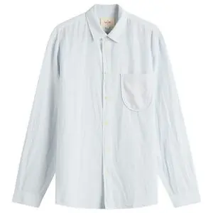 Folk Contrast Pocket Shirt