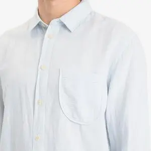 Folk Contrast Pocket Shirt