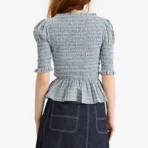 DAMSON MADDER Mansi Shirred Blouse