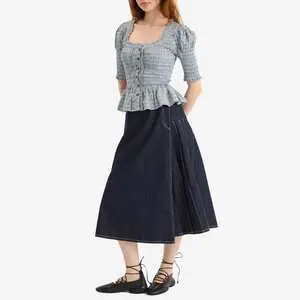 DAMSON MADDER Mansi Shirred Blouse
