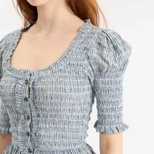 DAMSON MADDER Mansi Shirred Blouse