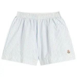 Moncler Striped Shorts - Open White