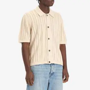CORRIDOR Acid Wash Knit Shirt