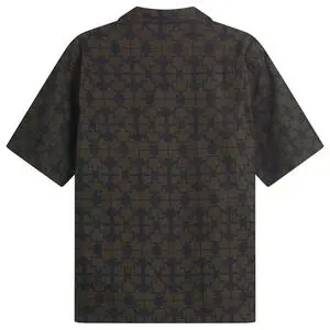 Universal Works Milta Print Road Shirt - Navy
