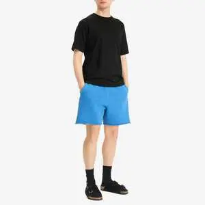 LES TIEN Heavyweight Yacht Sweat Short - Washed Electric Blue