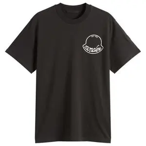 Moncler Short Sleeve Logo T-shirt - Black