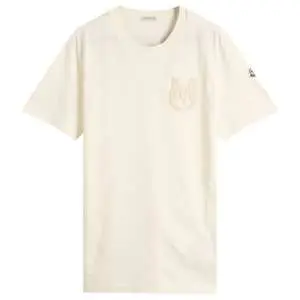 Moncler Short Sleeve Logo T-shirt - White