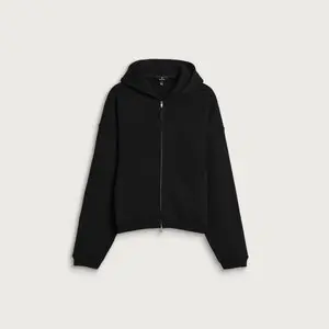 REPRESENT Initial Boxy Zip Hoodie - Black