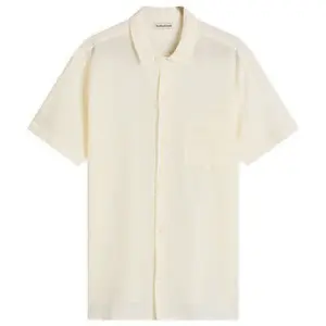 You Must Create Malick Stripe Vacation Shirt - White/yellow