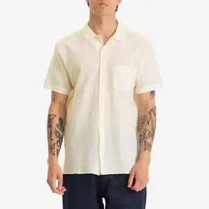 You Must Create Malick Stripe Vacation Shirt - White/yellow