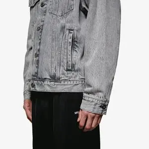 MKI MIYUKI ZOKU Denim Trucker Jacket - Washed Black