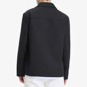 A.p.c. Jeffray Wool Gabardine Shirt Jacket - Marine