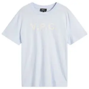 A.p.c. Vpc Logo T-shirt Sky Blue/white