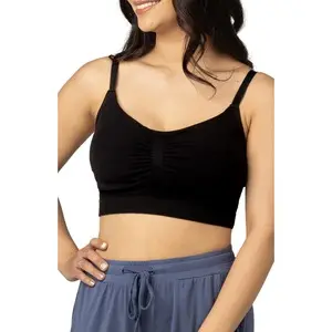 KINDRED BRAVELY Busty Sublime Hands-free Pumping Lounge & Sleep Bra- Fits Sizes 30e46h - Black