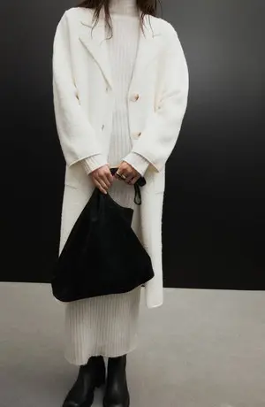 Mango Longline Sweater Coat