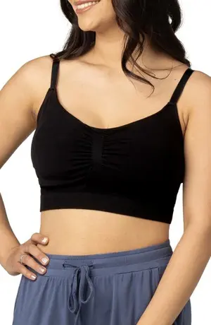 KINDRED BRAVELY Sublime Hands-free Pumping Lounge & Sleep Bra- Fits Sizes 30b46d - Black