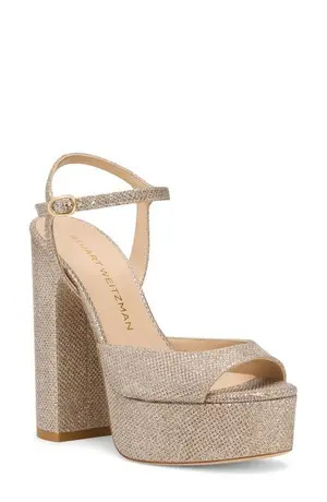 STUART WEITZMAN Dayna Boost Platform Sandal - Poudre