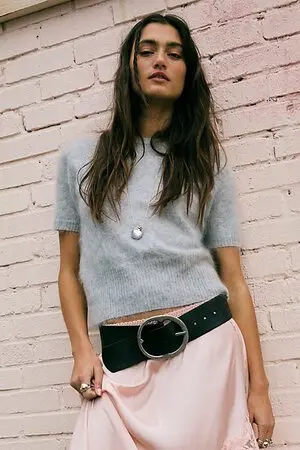 Free People We The Free Brando Hip Belt Black