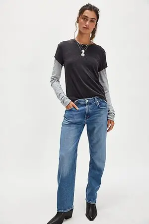 Citizens Of Humanity Anissa Low-rise Straight Leg Jeans - Alma