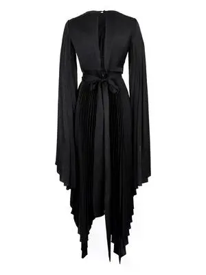A.W.A.K.E. Mode Pleated Wrap Dress