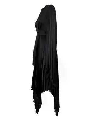 A.W.A.K.E. Mode Pleated Wrap Dress