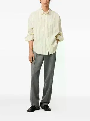 AMI Paris De Coeur Striped Shirt - Neutrals