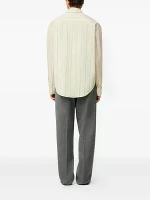 AMI Paris De Coeur Striped Shirt - Neutrals