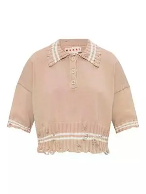 Marni Knitted Polo Top