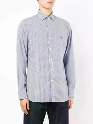 Polo Ralph Lauren Pinstriped Button-down Shirt - Blue