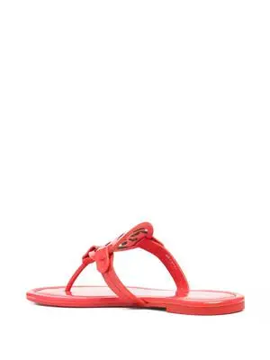 Tory Burch Leather Sandals - Red